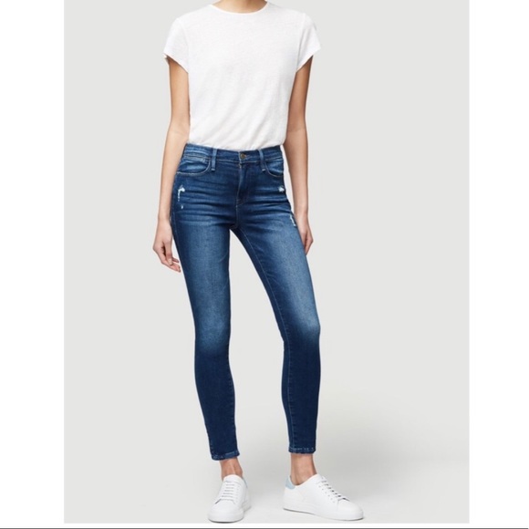 Frame Denim | Jeans | Frame Le High Skinny Curve Jeans Bustle Size 27 ...